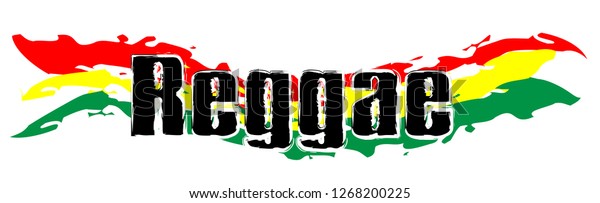 Rasta Symbol Reggae Flag Stock Illustration 1268200225