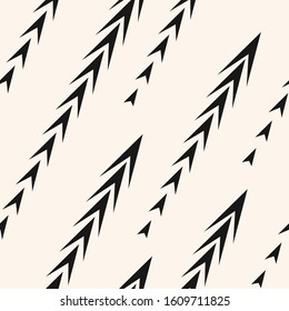 Vector Abstract Geometric Seamless Pattern Arrows Stock Vector (Royalty ...