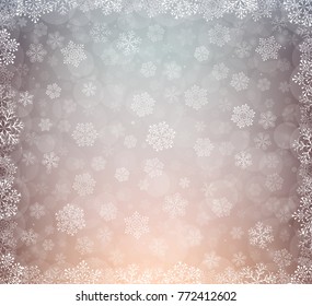 Raster Background Snowflakes Stock Illustration 772412602 | Shutterstock