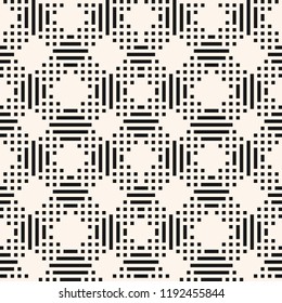 Vector Geometric Seamless Pattern Linear Grid Stock Vector (Royalty ...