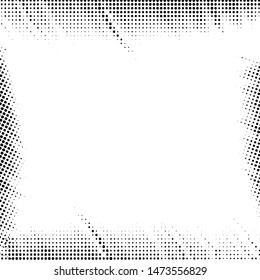 Edge Frame Halftone Cartoon Border Pop Stock Vector (Royalty Free ...