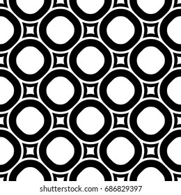 Vector Monochrome Repeat Texture Black White Stock Vector (Royalty Free ...