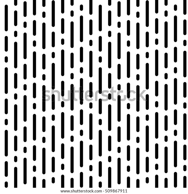 Raster Monochrome Seamless Pattern Black Vertical Stock Illustration ...