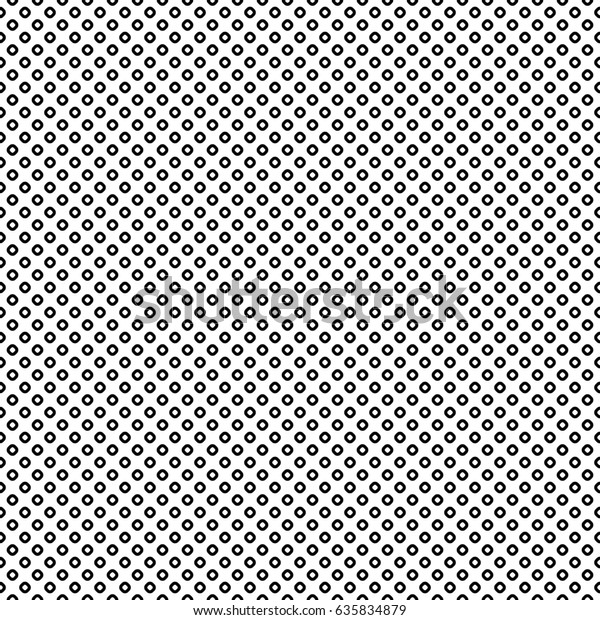 Raster Monochrome Seamless Pattern Simple Geometric Stock Illustration ...
