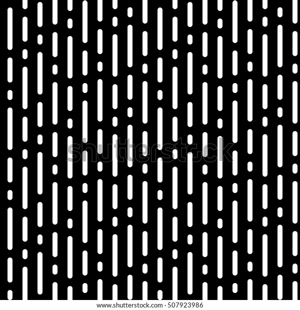 Raster Monochrome Seamless Pattern White Vertical 库存插图 507923986 ...