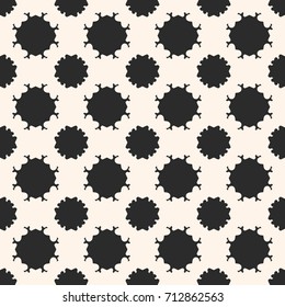 Raster Seamless Pattern Simple Monochrome Texture Stock Illustration ...