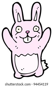 Rabbit Washing Hand Cartoon Stylecute Animal Stock Vector (Royalty Free ...