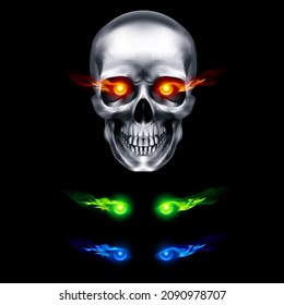 27,632 Skull In Fire Images, Stock Photos & Vectors | Shutterstock