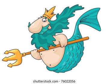 750 Cartoon merman 이미지, 스톡 사진 및 벡터 | Shutterstock