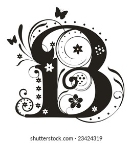 Letter B: vector de stock (libre de regalías) 20924137 | Shutterstock