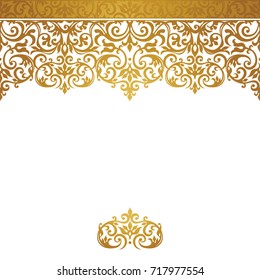 2,057 Golden Brocade Border Images, Stock Photos & Vectors | Shutterstock