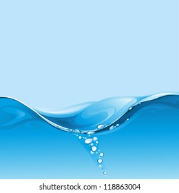 Raster Version Water Background Stock Illustration 118863004 | Shutterstock