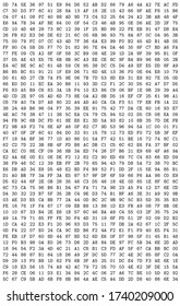 71 Hex dump Images, Stock Photos & Vectors | Shutterstock