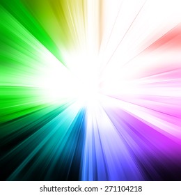 Ray Light Abstract Background 3d Stock Illustration 271104218 ...