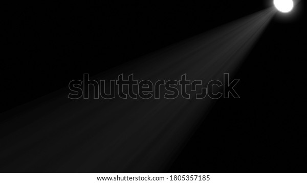 Ray Lights On Black Screen Background Stock Illustration 1805357185 ...