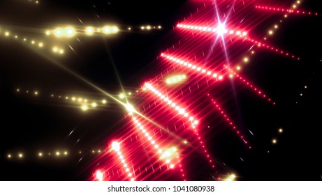 Rays Light Background Abstract Red Illustration Stock Illustration ...