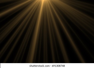 Rays Light Isolated On Black Background Stock Illustration 691308745