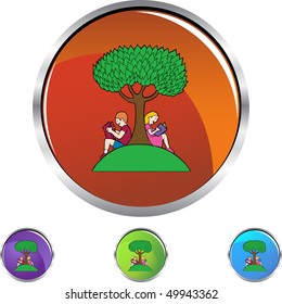 Reading Tree Stock Illustration 49943362 | Shutterstock