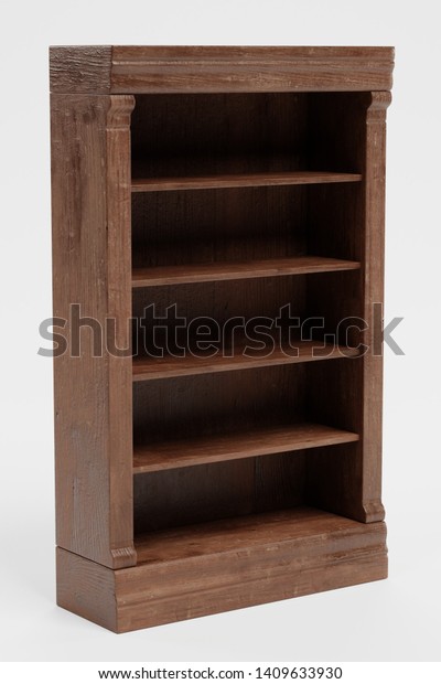 Realistic 3d Render Bookshelf Stock Illustration 1409633930 | Shutterstock