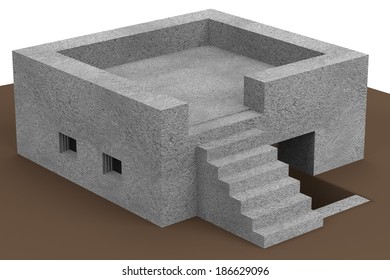 Realistic 3d Render Bunker Stock Illustration 186629096 | Shutterstock