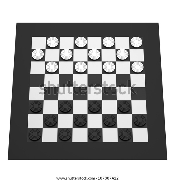 Realistic 3d Render Checkers 스톡 일러스트 187887422 | Shutterstock