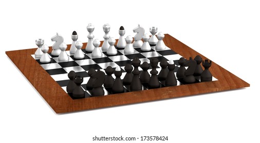 Realistic 3d Render Chess Stock Illustration 173578424 | Shutterstock