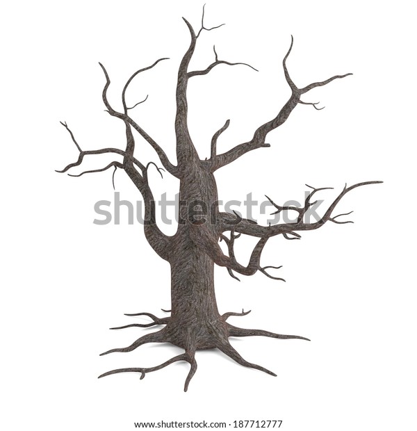Realistic 3d Render Dead Tree: ilustración de stock 187712777 ...