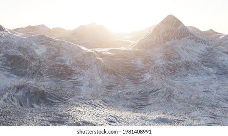 Realistic 3d Render Mountains Stock Illustration 1981408991 | Shutterstock