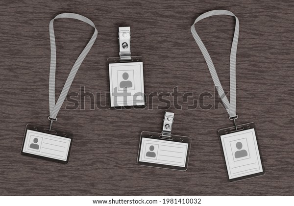 Realistic 3d Render Name Badges Stock Illustration 1981410032 ...