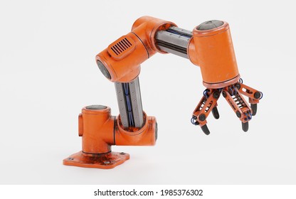 Realistic 3d Render Robotic Arm Stock Illustration 1985376302 ...