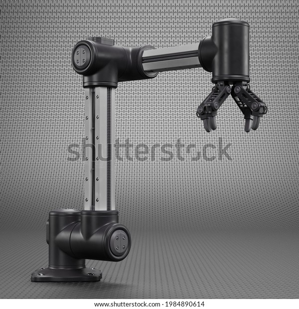 Realistic 3d Render Robotic Arm Stock Illustration 1984890614
