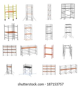 Cartoon Image Scaffolding Set Stock Illustration 174101435