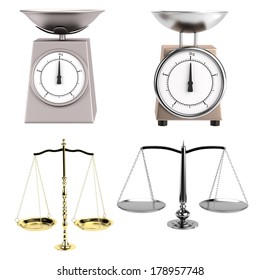 Realistic 3d Render Scales Set 스톡 일러스트 178957748 | Shutterstock