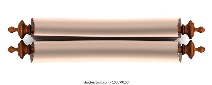 Realistic 3d Render Scroll Stock Illustration 183599153 | Shutterstock