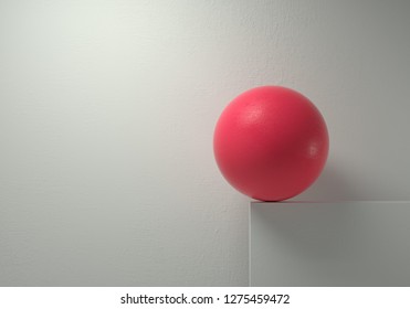 Realistic 3d Render Sphere Abstract Minimal Stock Illustration ...
