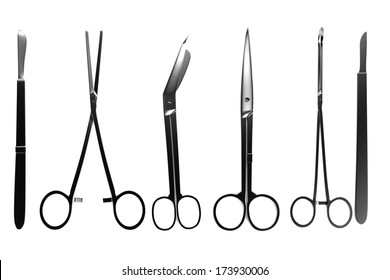 Realistic 3d Render Surgery Tools Stock Illustration 173930006 ...