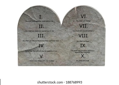3d Render Ten Commandments Stock Illustration 99772694 | Shutterstock