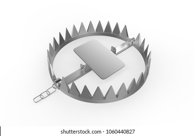 Realistic 3d Render Trap Isolated On Stock Illustration 1060440824 ...
