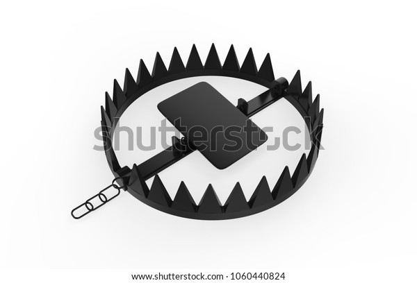 Realistic 3d Render Trap Isolated On Stock Illustration 1060440824 ...