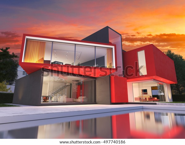 141,993 Architecture Modern House Red Images, Stock Photos & Vectors ...