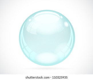 Realistic Bubble Stock Vector (Royalty Free) 104861333