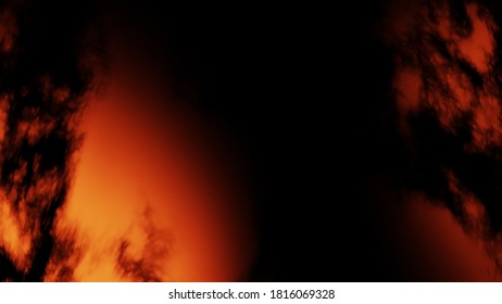 Realistic Fire Effect Backgrounds Digital Rendering Stock Illustration ...