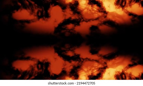Realistic Fire Effect Backgrounds Digital Rendering Stock Illustration ...