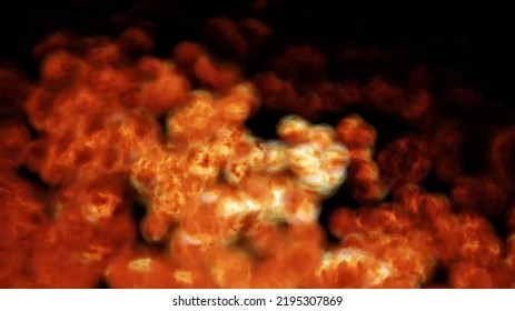 Realistic Fire Effect Backgrounds Digital Rendering Stock Illustration ...