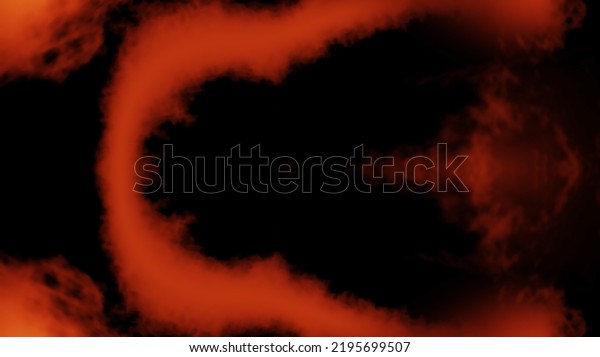 Realistic Fire Effect Backgrounds Digital Rendering Stock Illustration ...