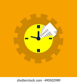 Receive Your Documents Within Your Time Stock Illustration 490502989 ...