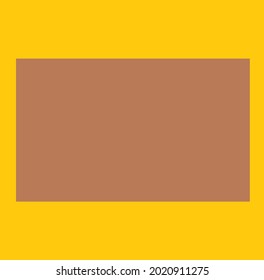 Rectangle Brown Gold Background Stock Illustration 2020911275 ...