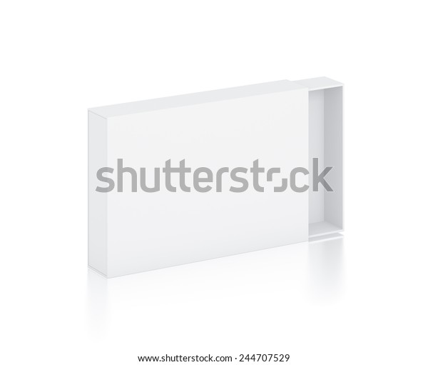 Rectangle White Box Illustration On Isolated Stock Illustration ...