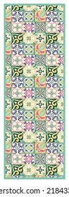 Rectangular Veil Islamic Shapes Harmonious Color Stock Illustration ...