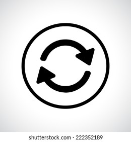 106 Round button conceptual recycling Images, Stock Photos & Vectors ...